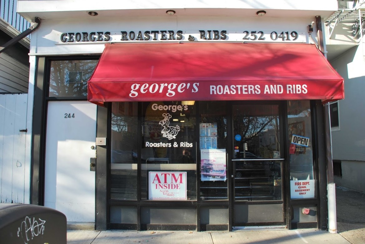 George’s Roasters & Ribs Princeton NJ chicken wings store front ...